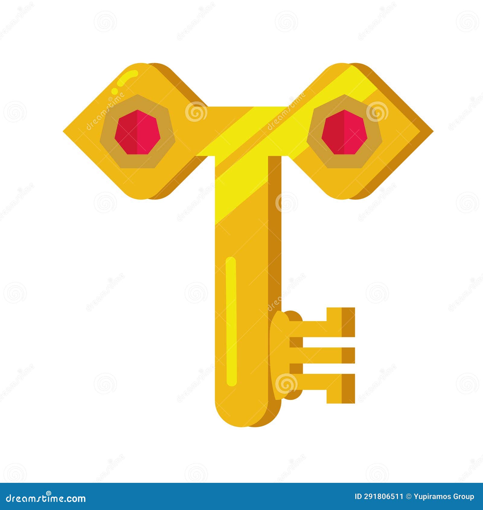 Key Video Game Illustration Stock Illustration - Illustration of door ...