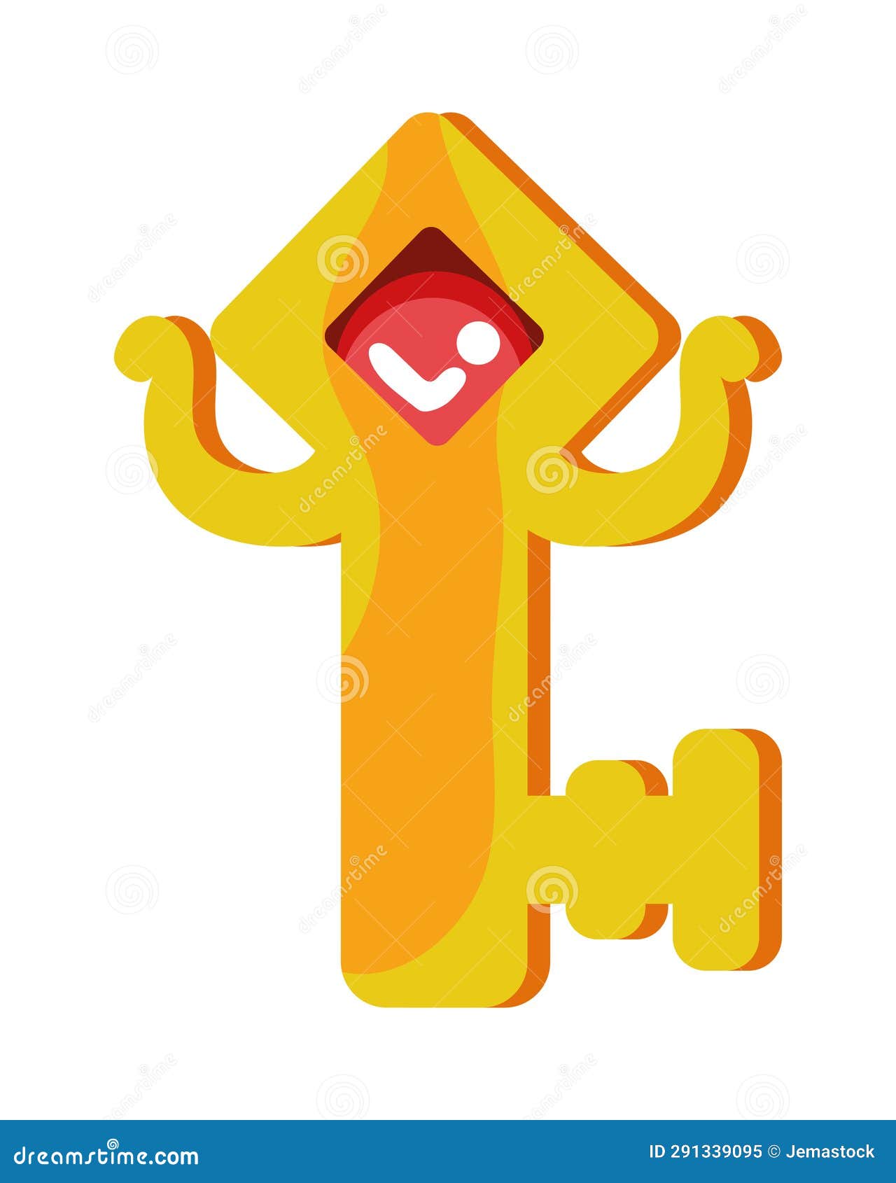 Key video game icon stock vector. Illustration of cartoon - 291339095