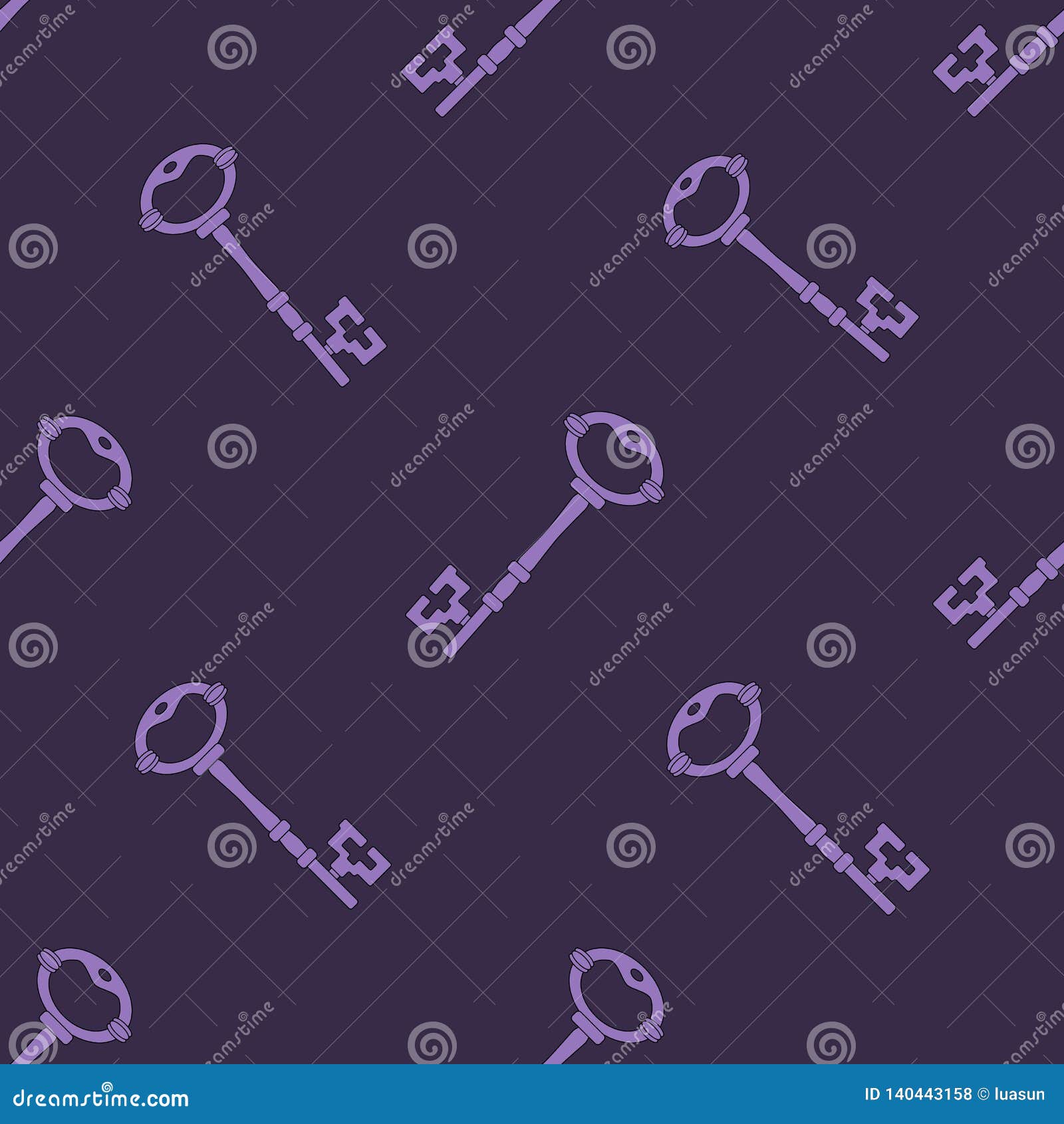 Key In Vintage Style, Antique Collection. Vector Silhouettes For Doors ...