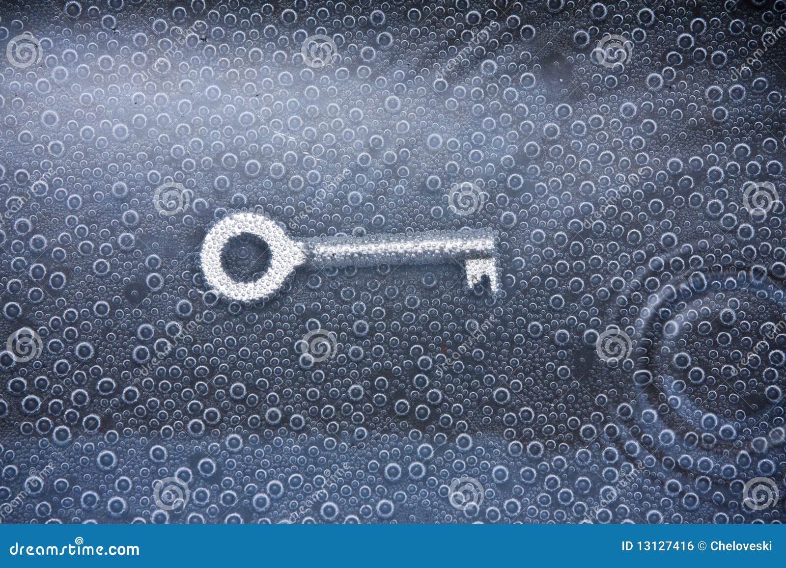 Key in water stock photo. Image of fresh, float, real - 13127416
