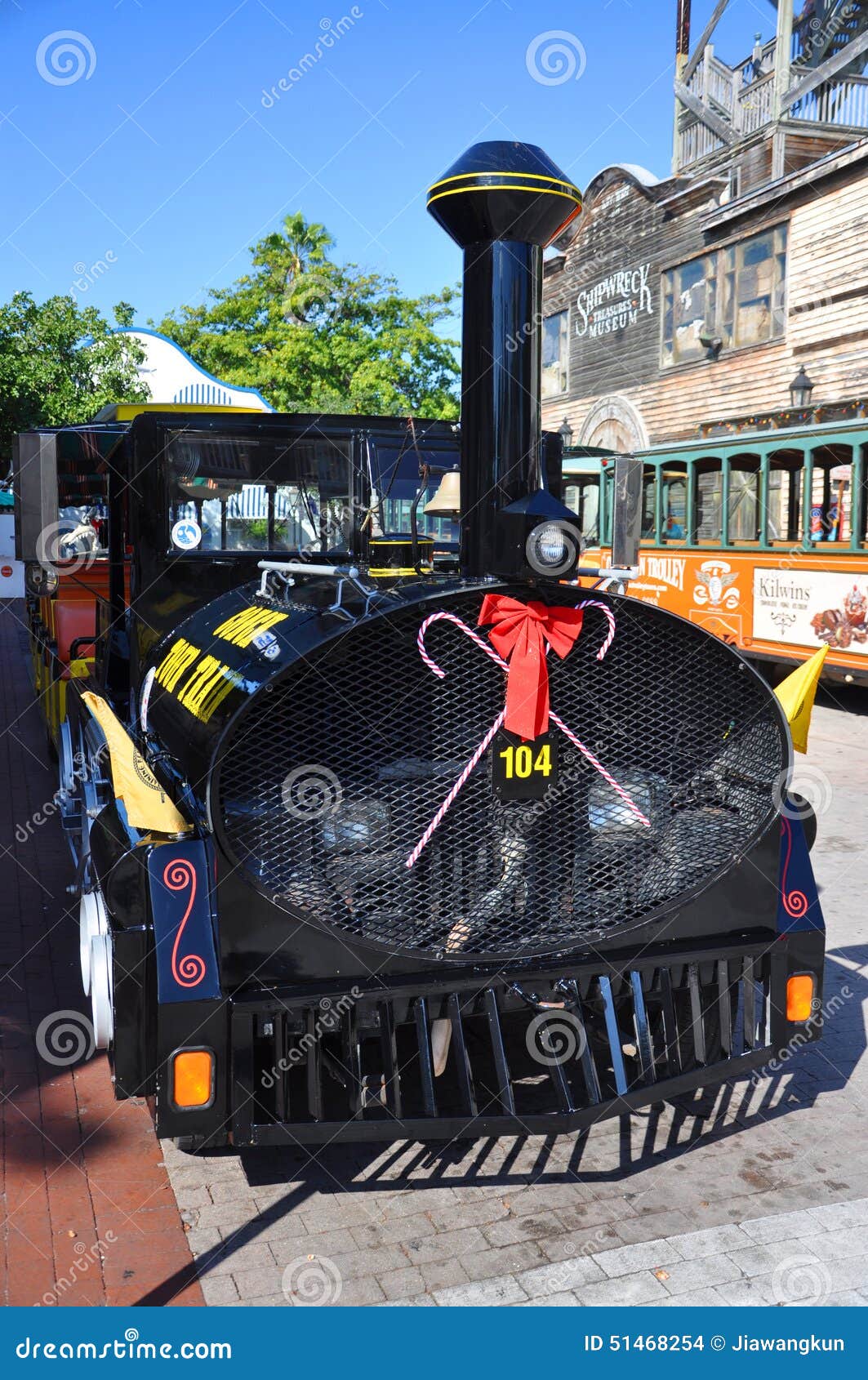 Key West Conch Tour Train, Florida Editorial Stock Image - Image of ...