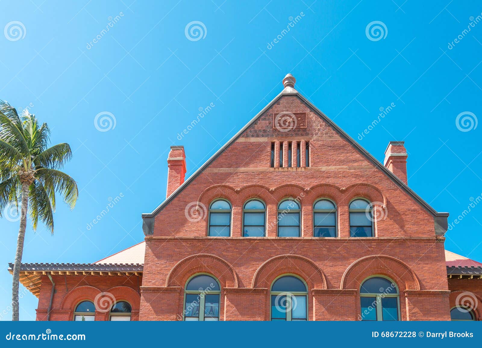 Key West Custom House stock photo. Image of wall, urban - 68672228