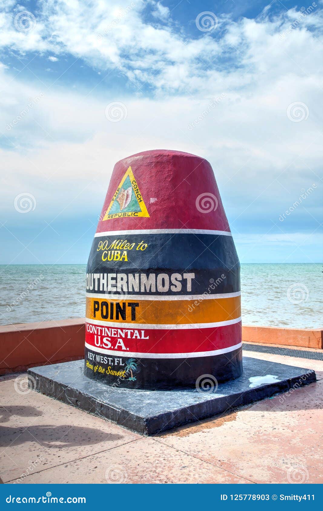Southernmost Point Monument in Key West, Florida. Editorial Stock Photo ... Southernmost Point Monument in Key West, Florida. Editorial Stock Photo ...