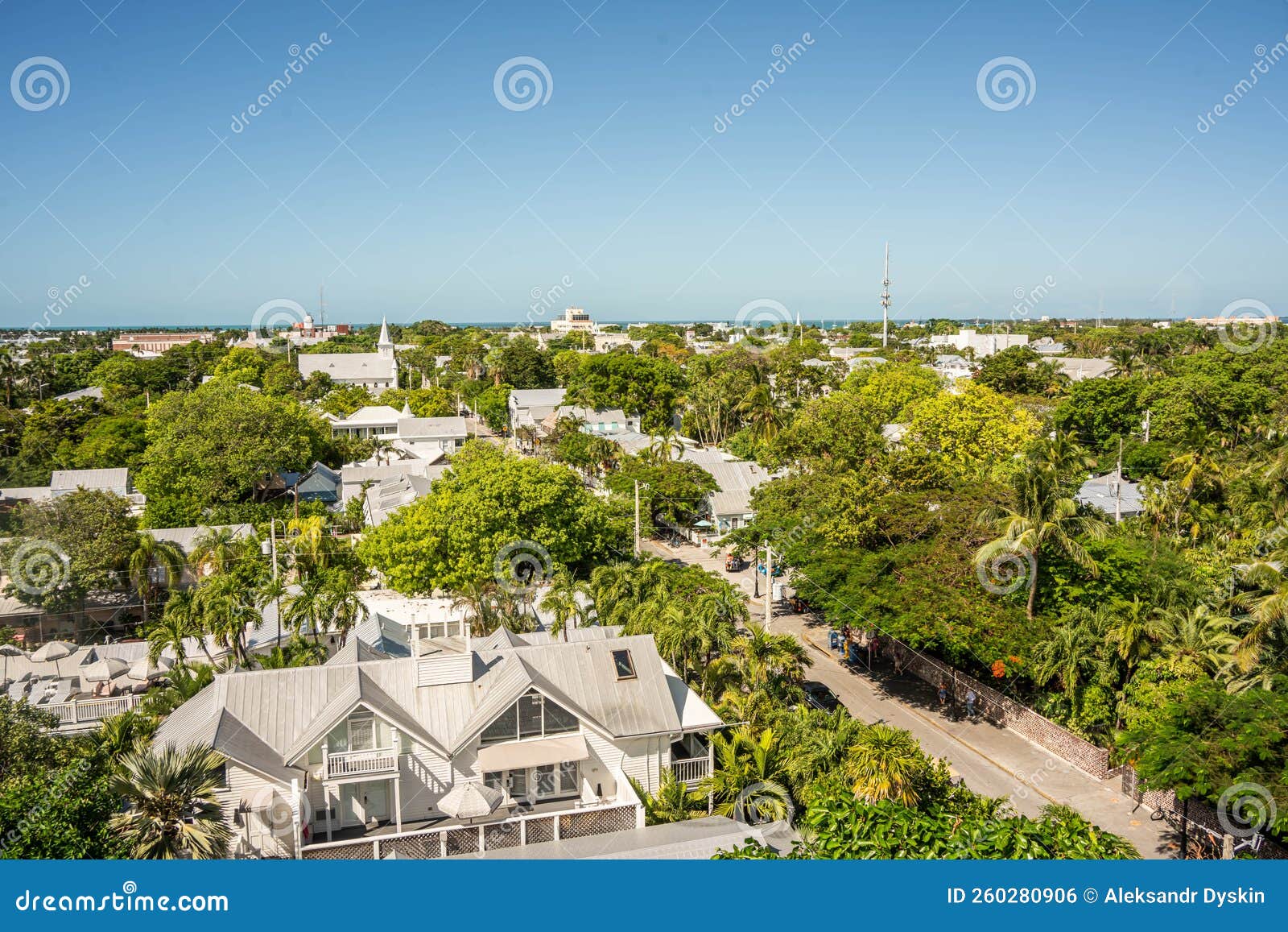 Key West , Florida - View on Downtown Key West from the Historic ...