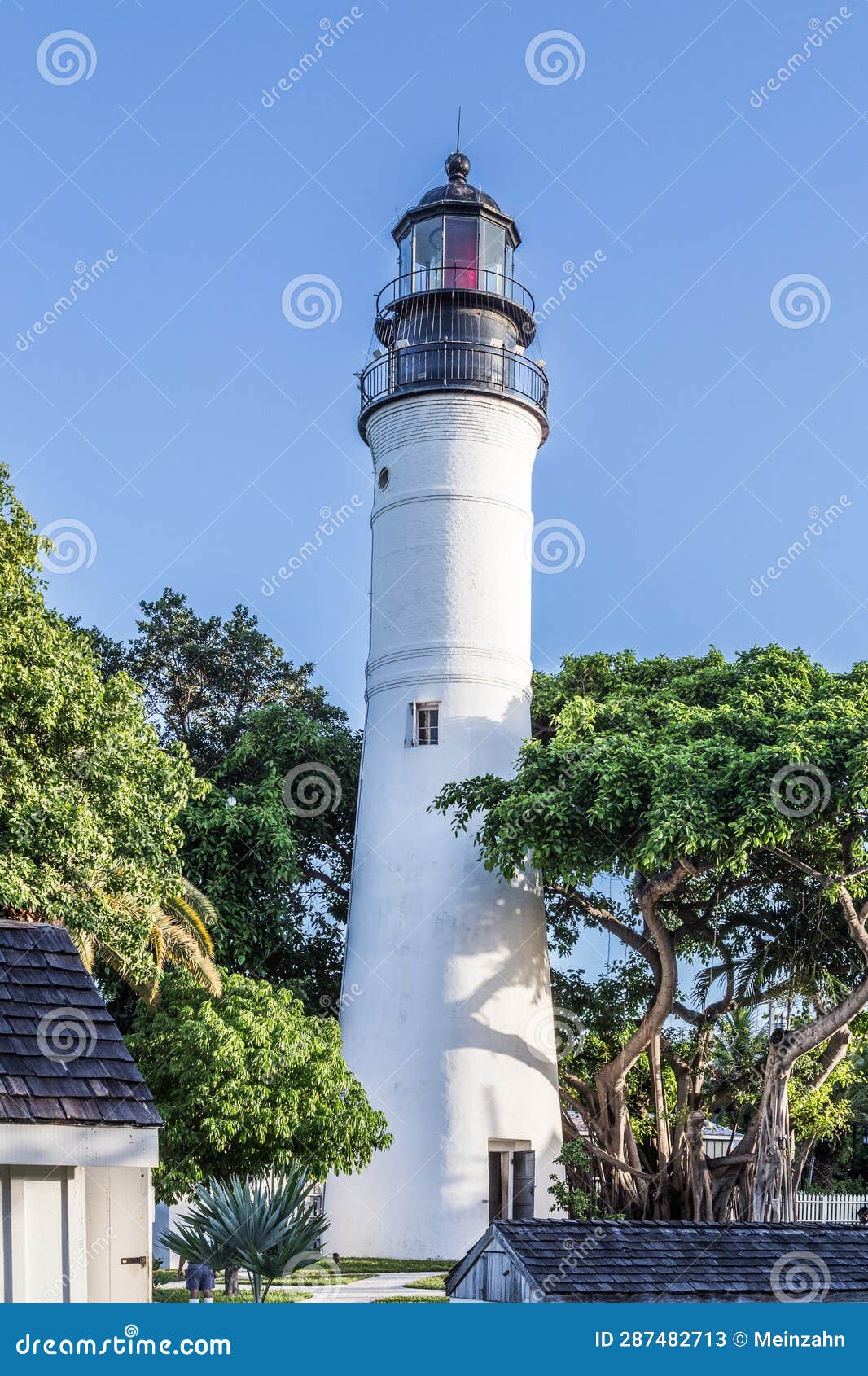 The Key West Lighthouse, Florida, USA Stock Image - Image of outdoor ...