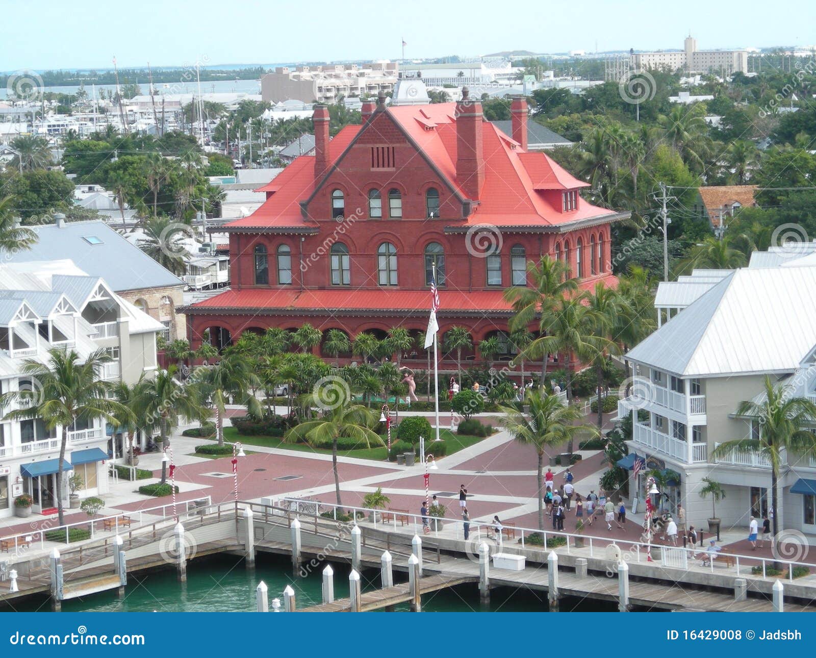 Key West Museum of Art & History Stock Photo - Image of town, historic ...