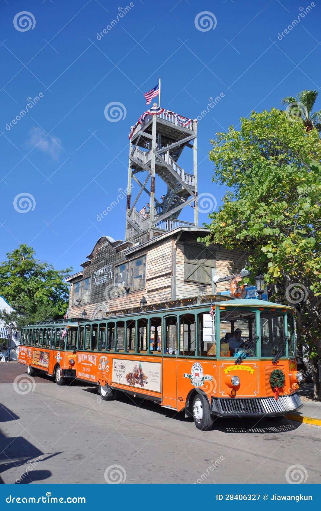 Key West Old Town Trolley, Florida Editorial Photography - Image of ...
