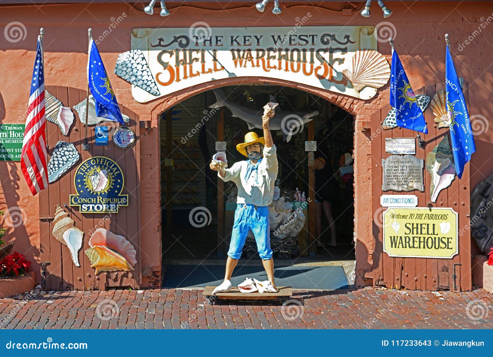 Key West Shell Warehouse, Florida, USA Editorial Stock Photo - Image of ...