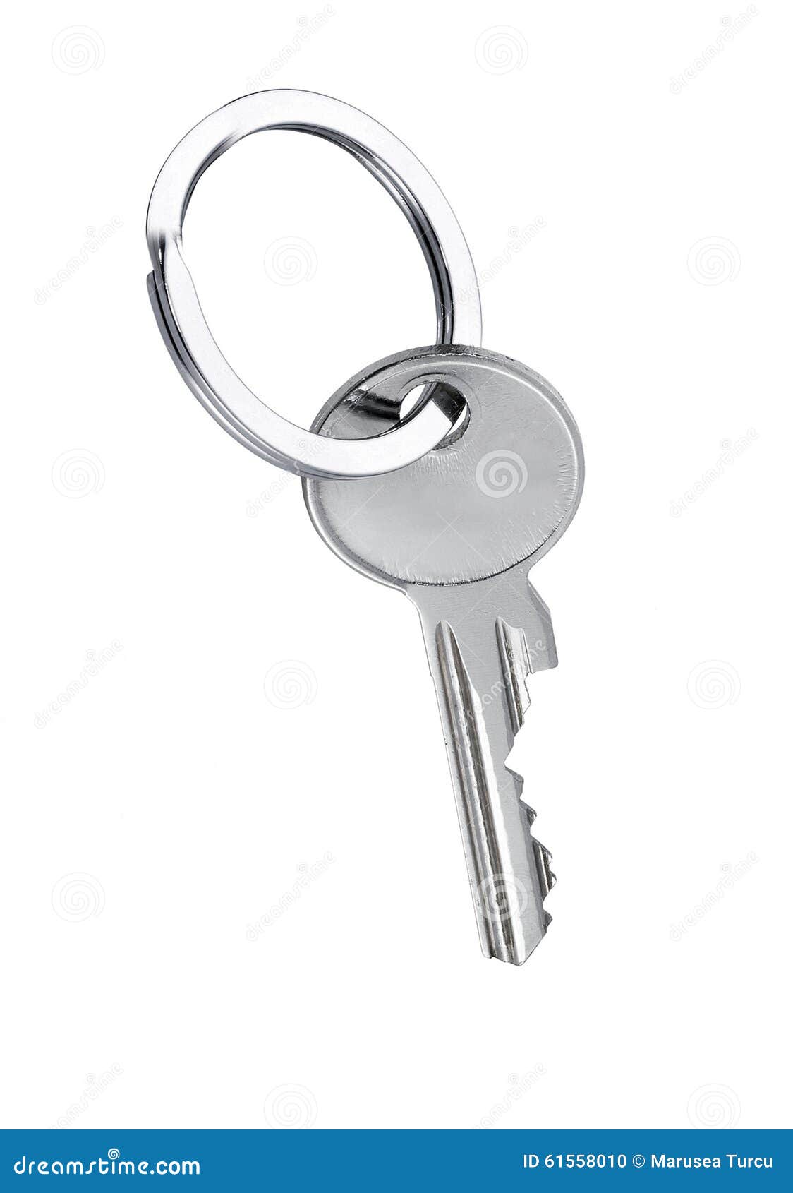 Key on a white stock photo. Image of doorway, loan, agent - 61558010
