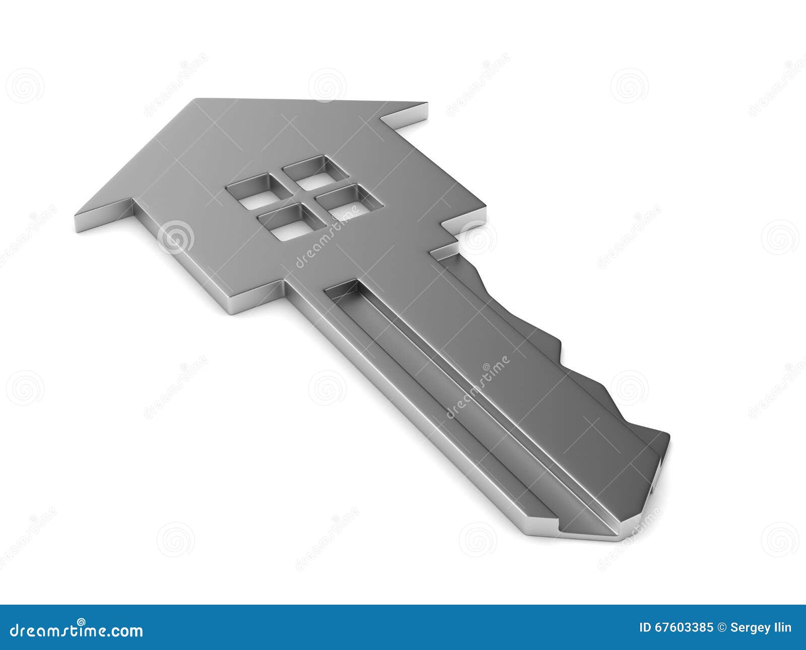 Key on white background stock illustration. Illustration of concept ...