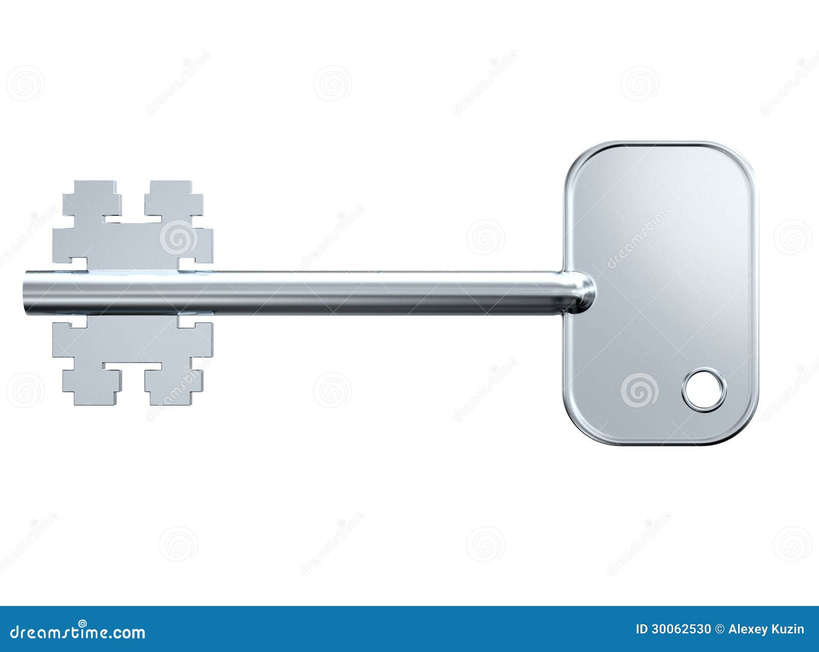 Key on a white background stock illustration. Illustration of path ...