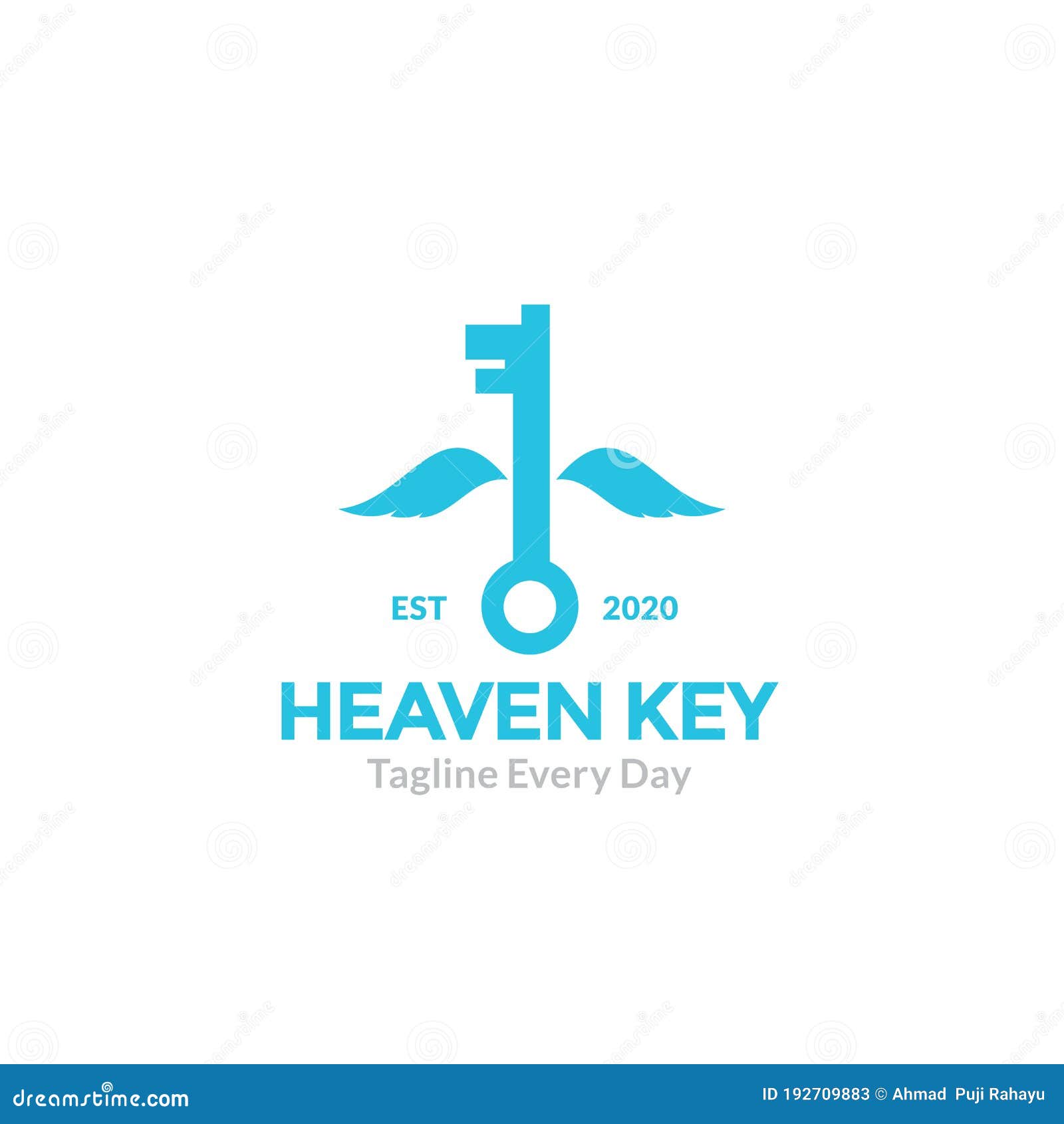 Key with Wings To Flying Logo Design Stock Vector - Illustration of ...