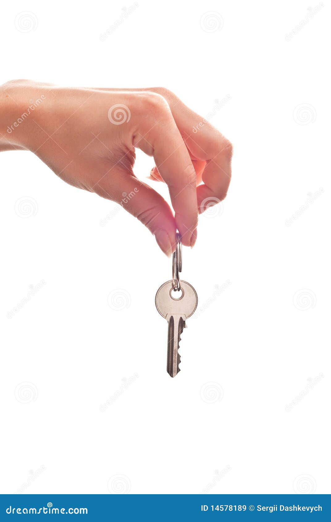 Key in woman s hand stock image. Image of female, moving - 14578189