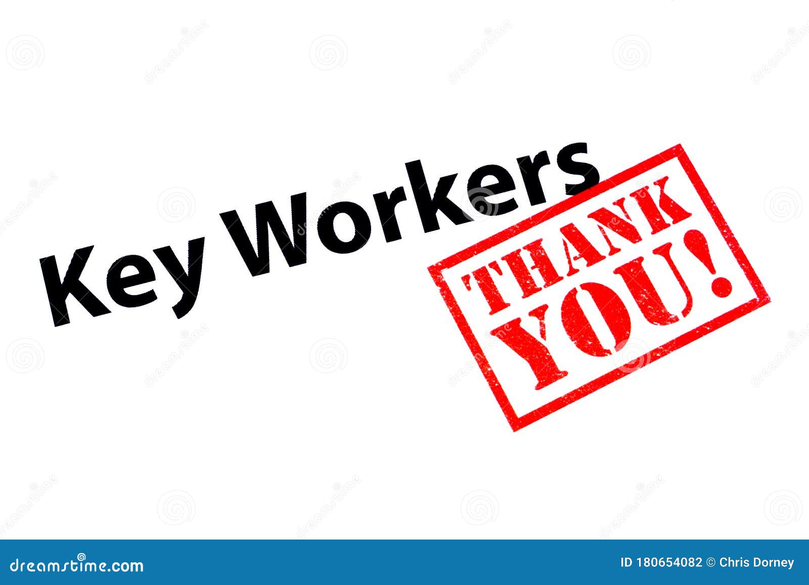 Key Workers Thank You stock illustration. Illustration of clap - 180654082