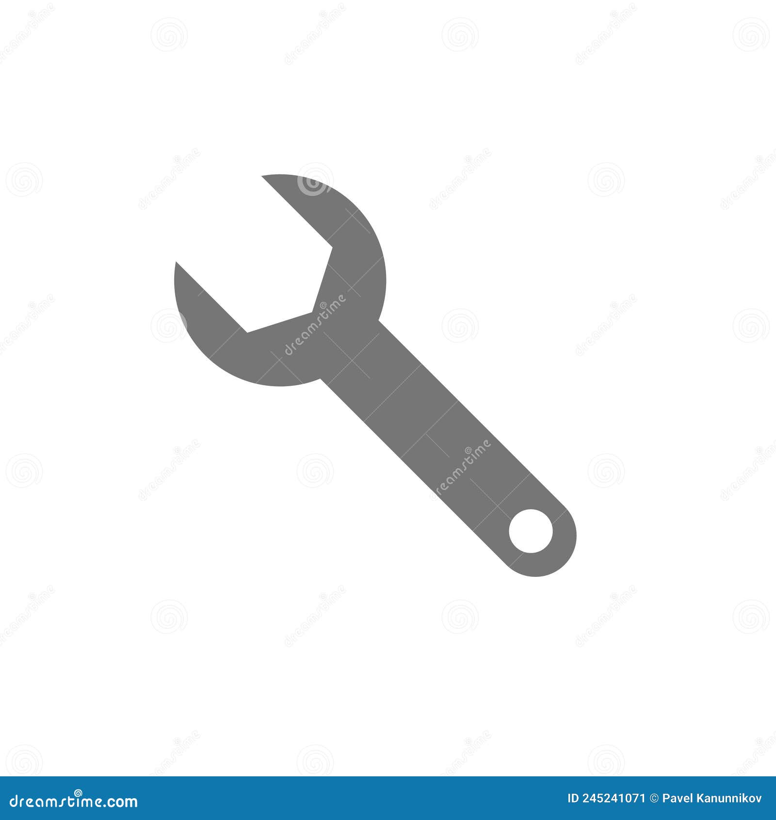 Key. Working Tool Illustration in Flat Style Stock Vector ...