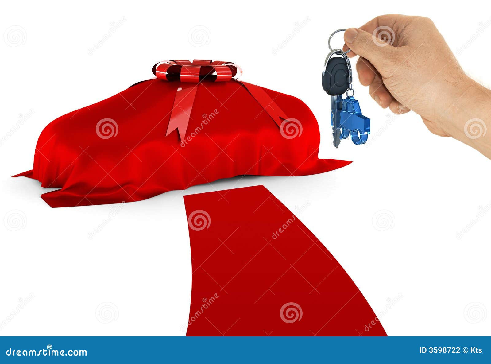 The key of your dream car stock illustration. Illustration of tarpaulin ...