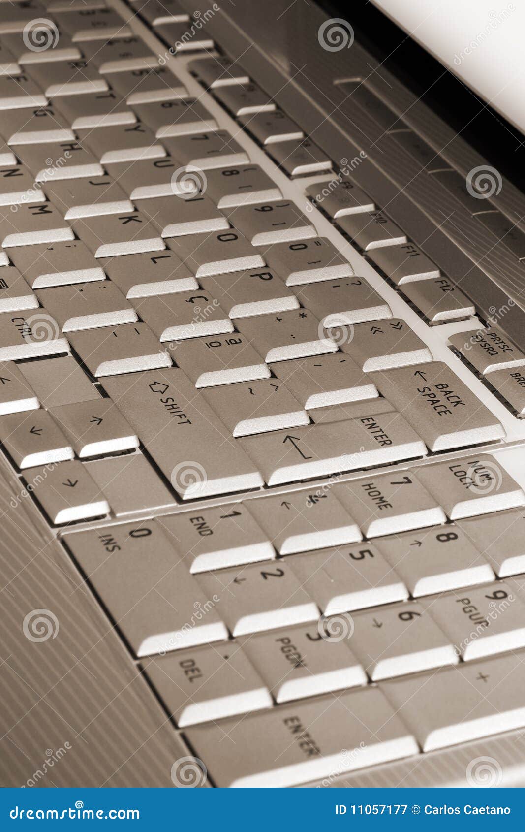 Keyboard stock image. Image of button, hardware, cordless - 11057177