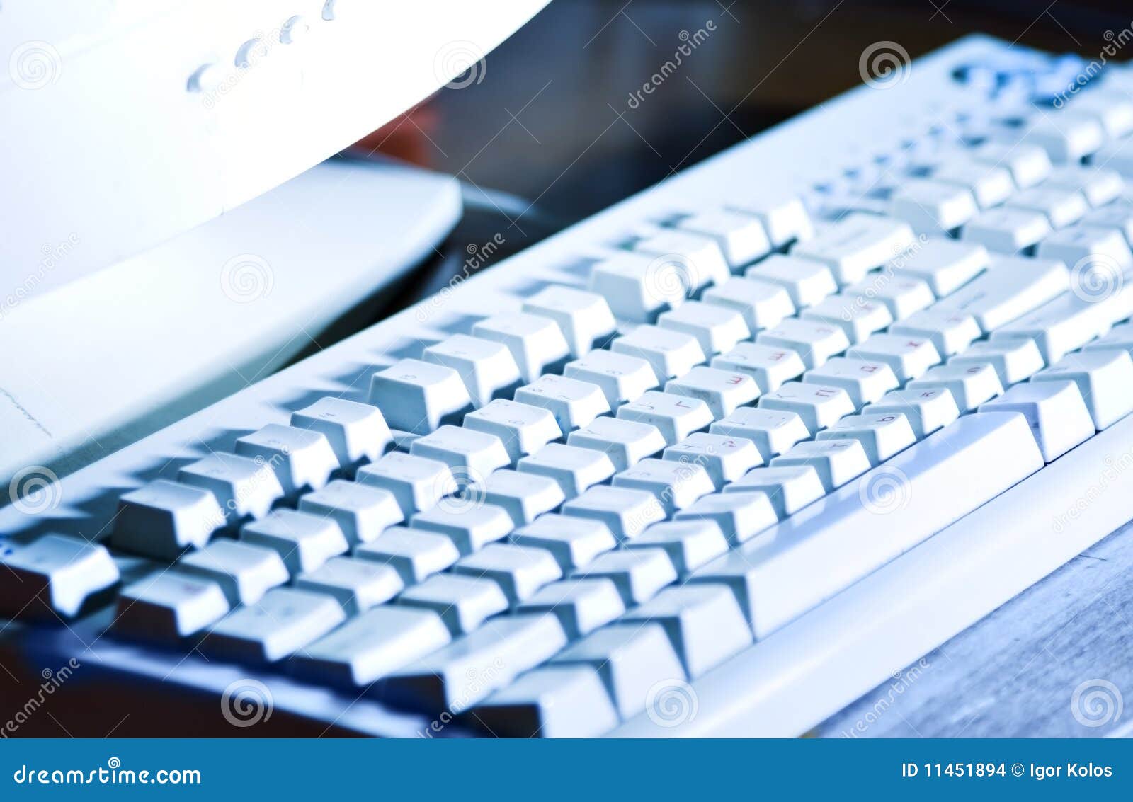 Keyboard stock photo. Image of typing, desktop, modern - 11451894