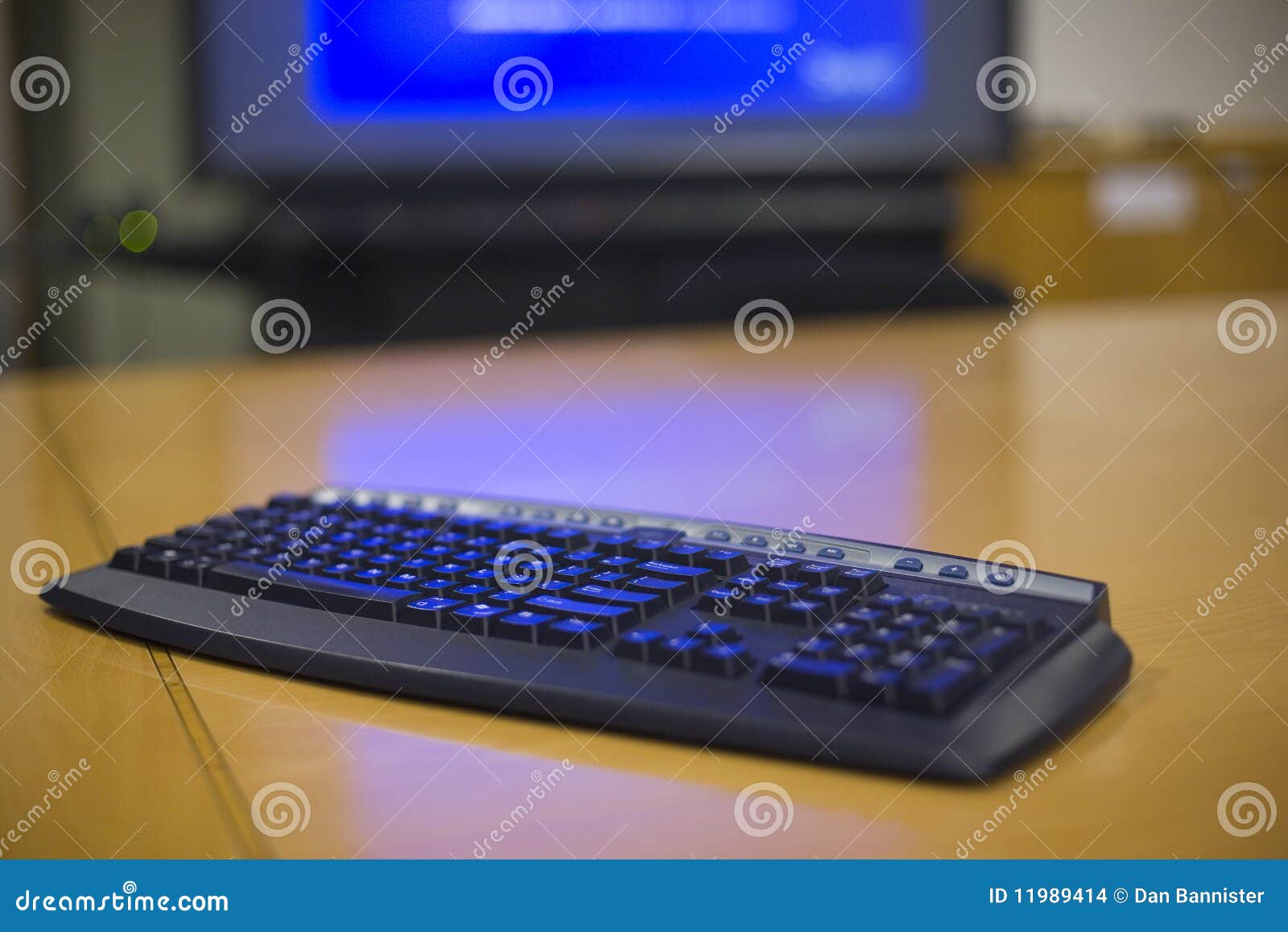 Keyboard stock photo. Image of blue, keyboard, presentation - 11989414