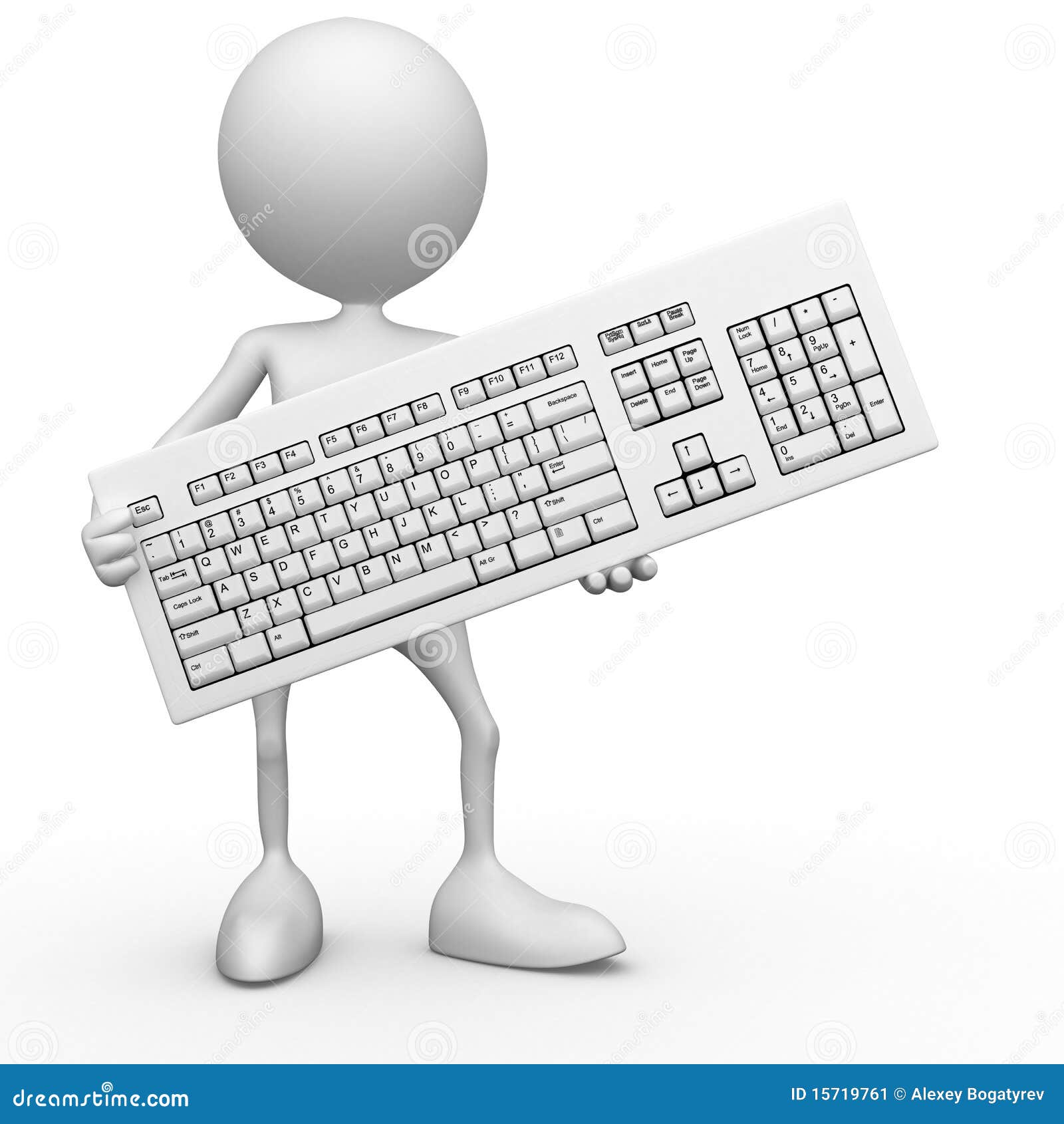Keyboard stock illustration. Illustration of button, multimedia - 15719761
