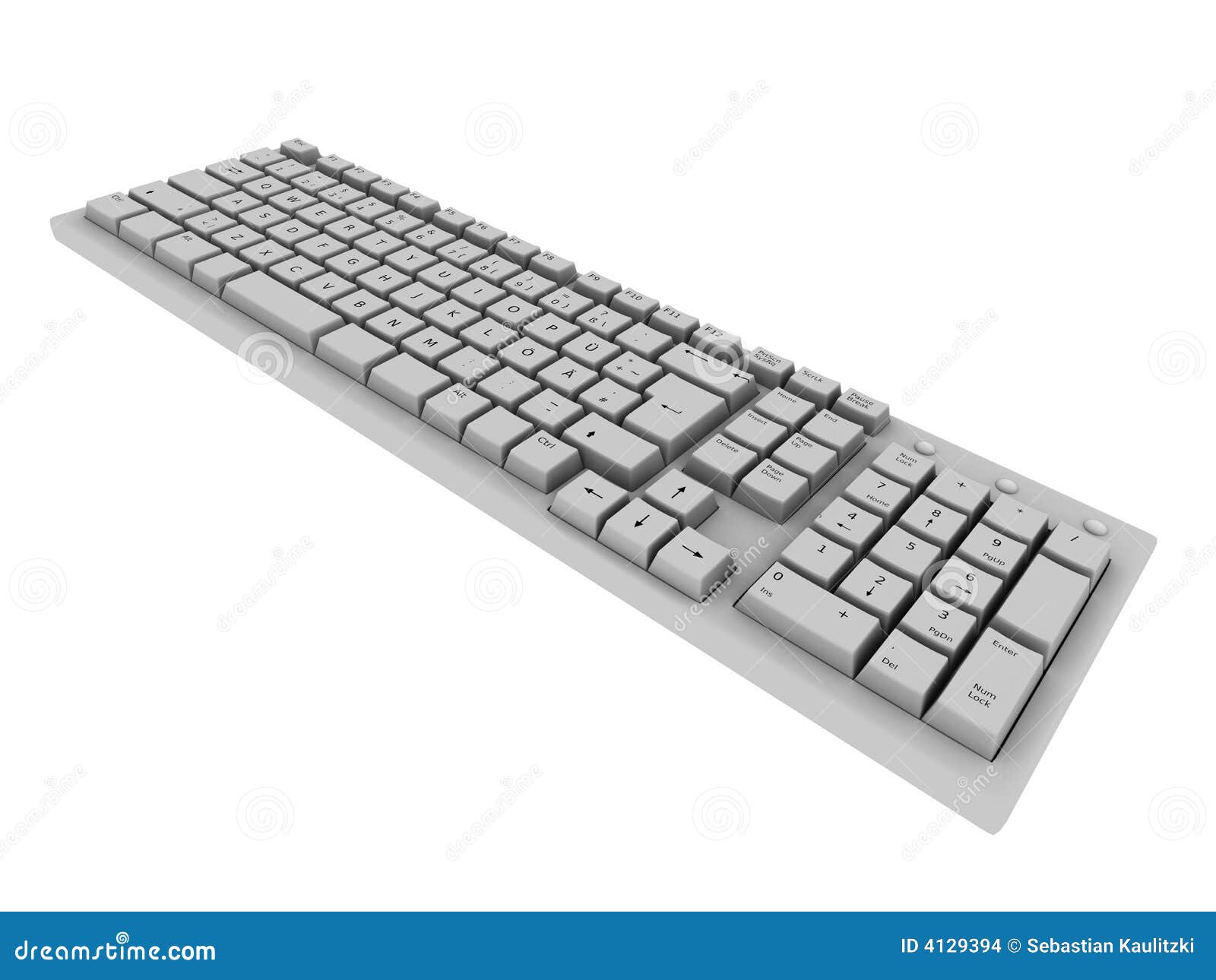 Keyboard stock illustration. Illustration of graphic, digital - 4129394