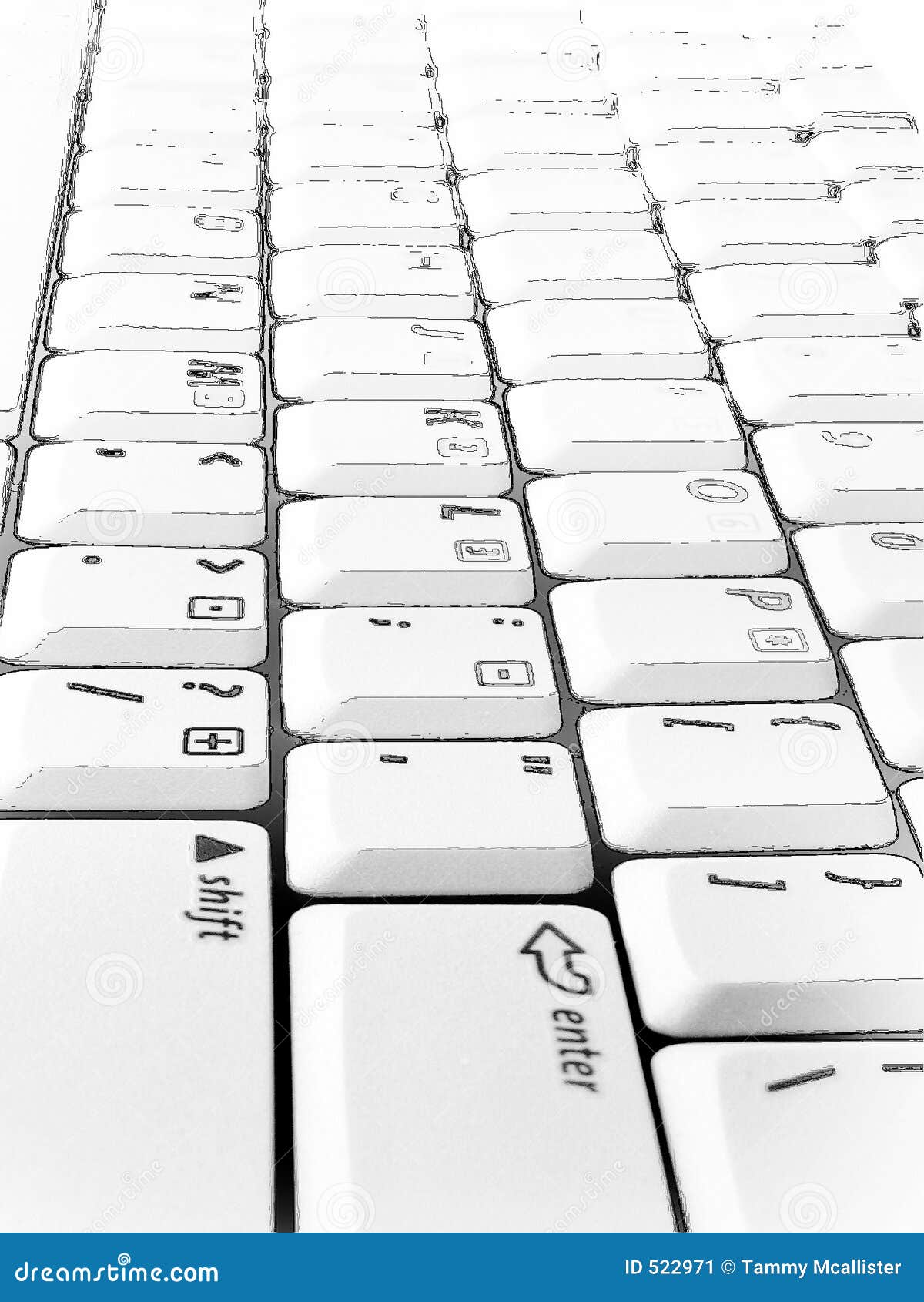 Keyboard stock image. Image of computer, office, black - 522971