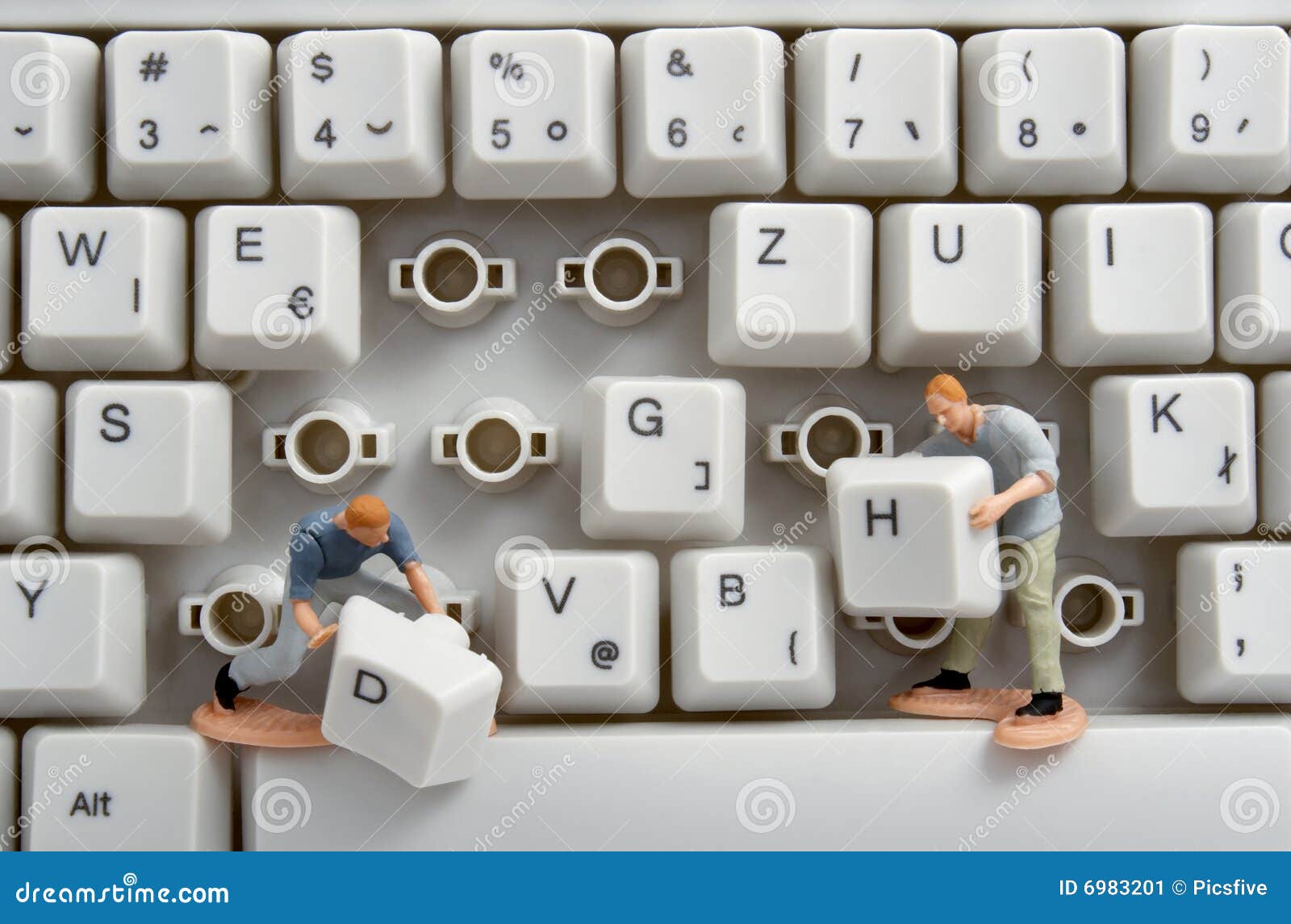 Keyboard stock image. Image of action, board, employee - 6983201