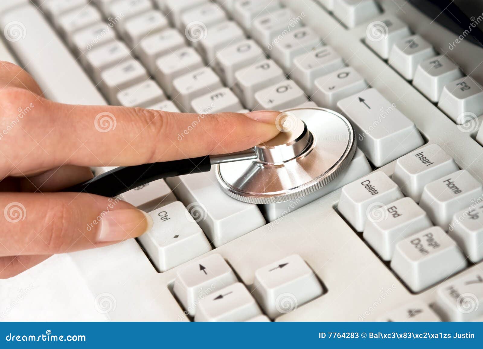 Keyboard stock image. Image of electrocardiogram, diagnostic - 7764283