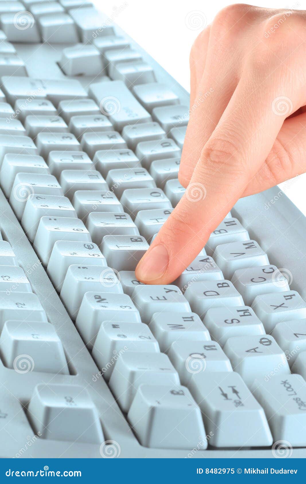 Keyboard stock image. Image of motion, focus, thumb, computer - 8482975