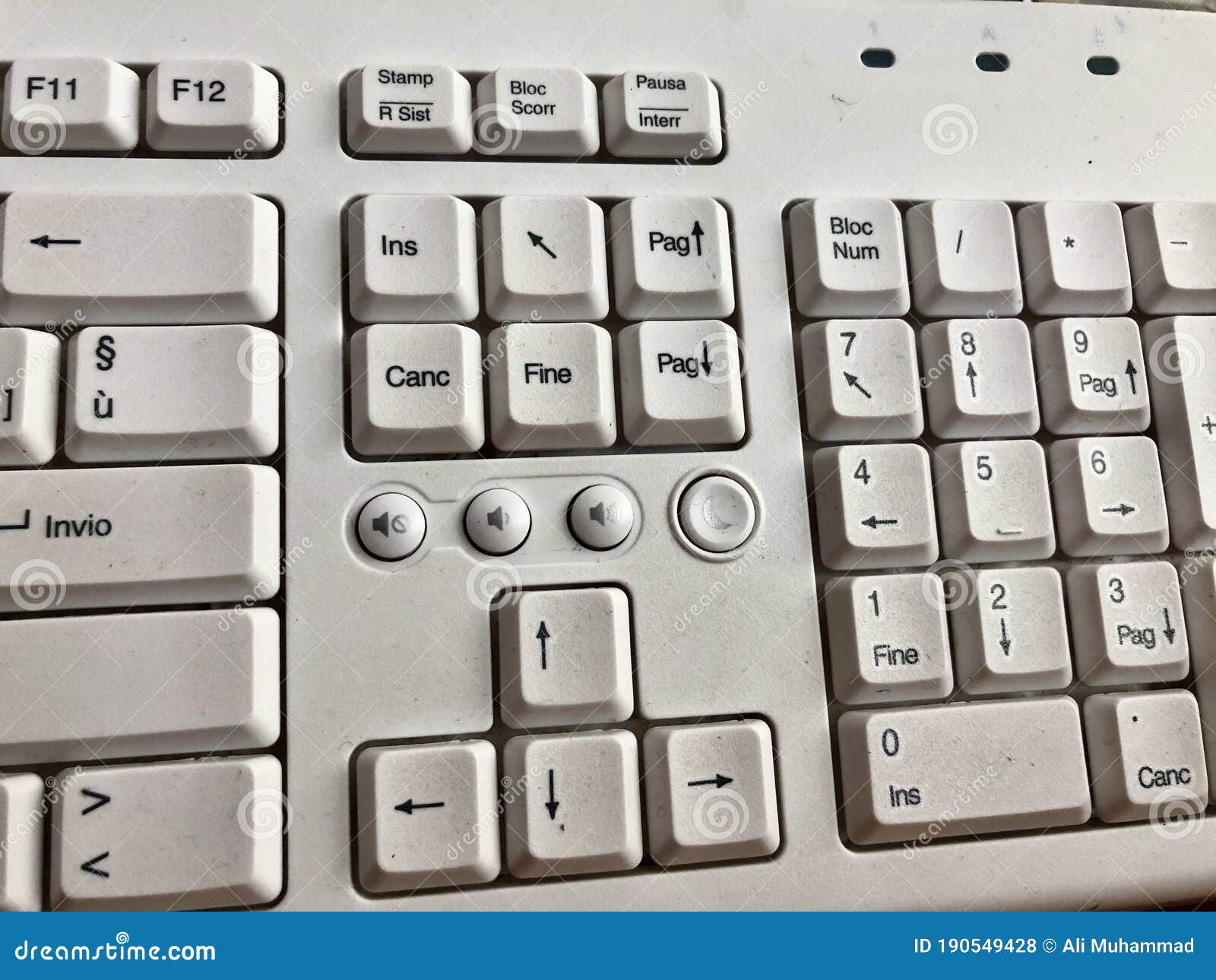 Keyboard Alphabets Close View Stock Photo - Image of technology ...