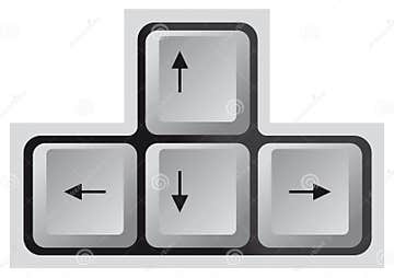 Keyboard, Arrow key stock vector. Illustration of right - 15129985
