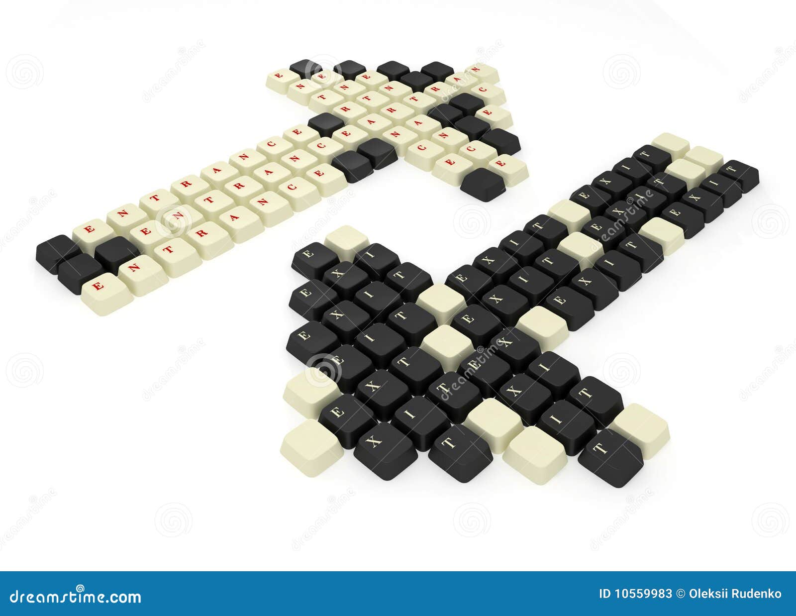 Keyboard arrows stock illustration. Illustration of concept - 10559983
