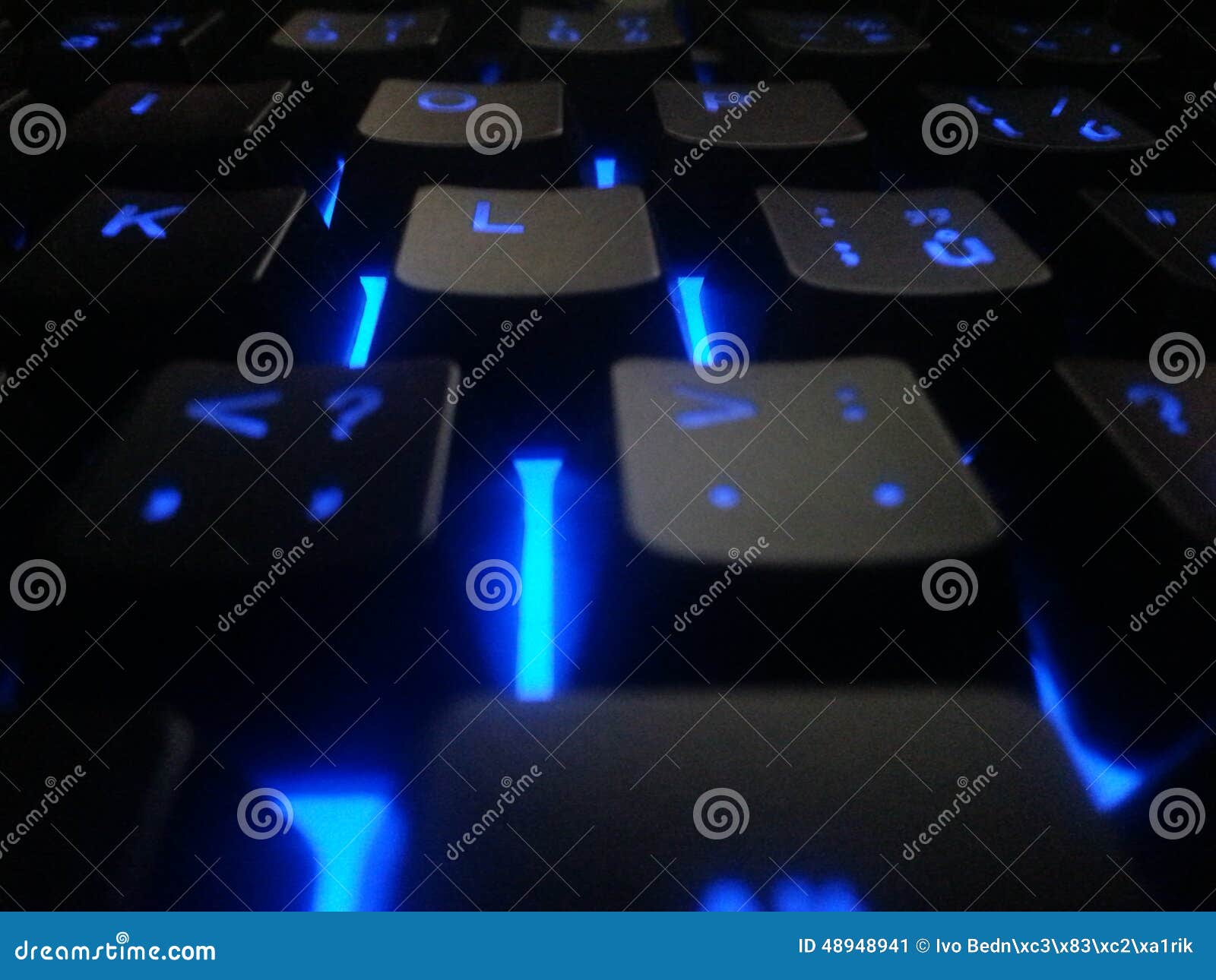 Keyboard stock image. Image of keyboard, numbers, blue - 48948941