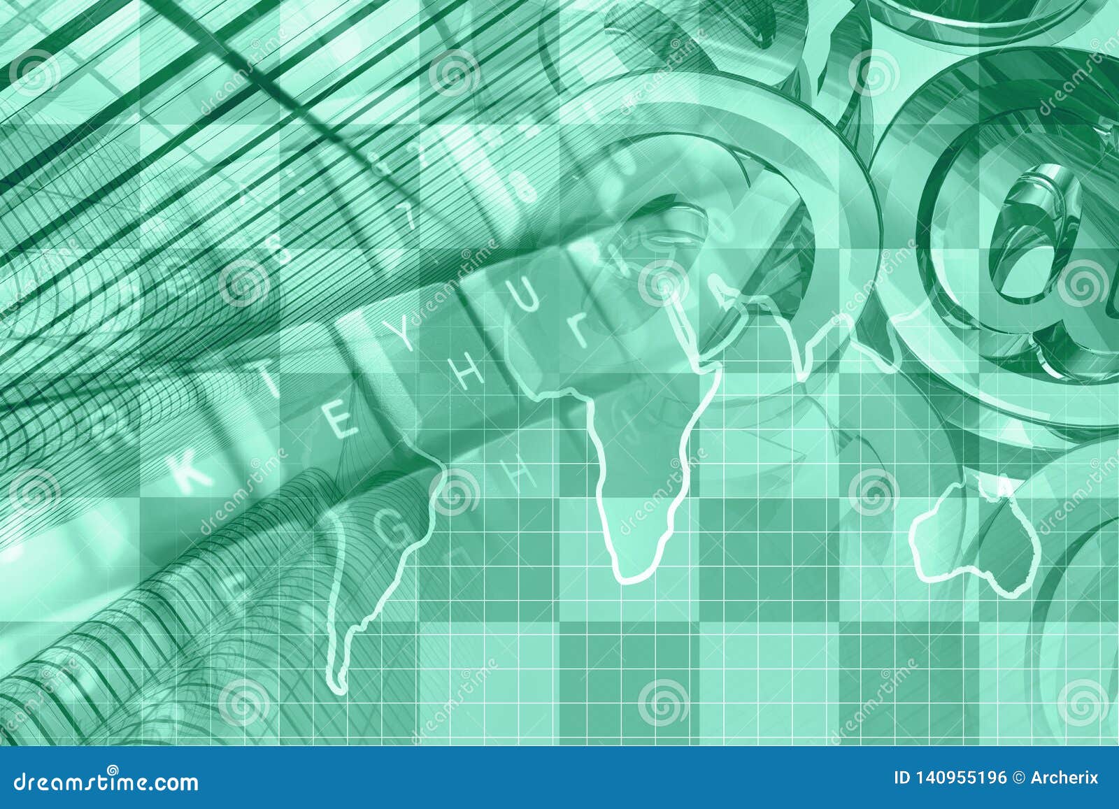 Keyboard, Buildings and Map Stock Photo - Image of cobweb, hardware ...