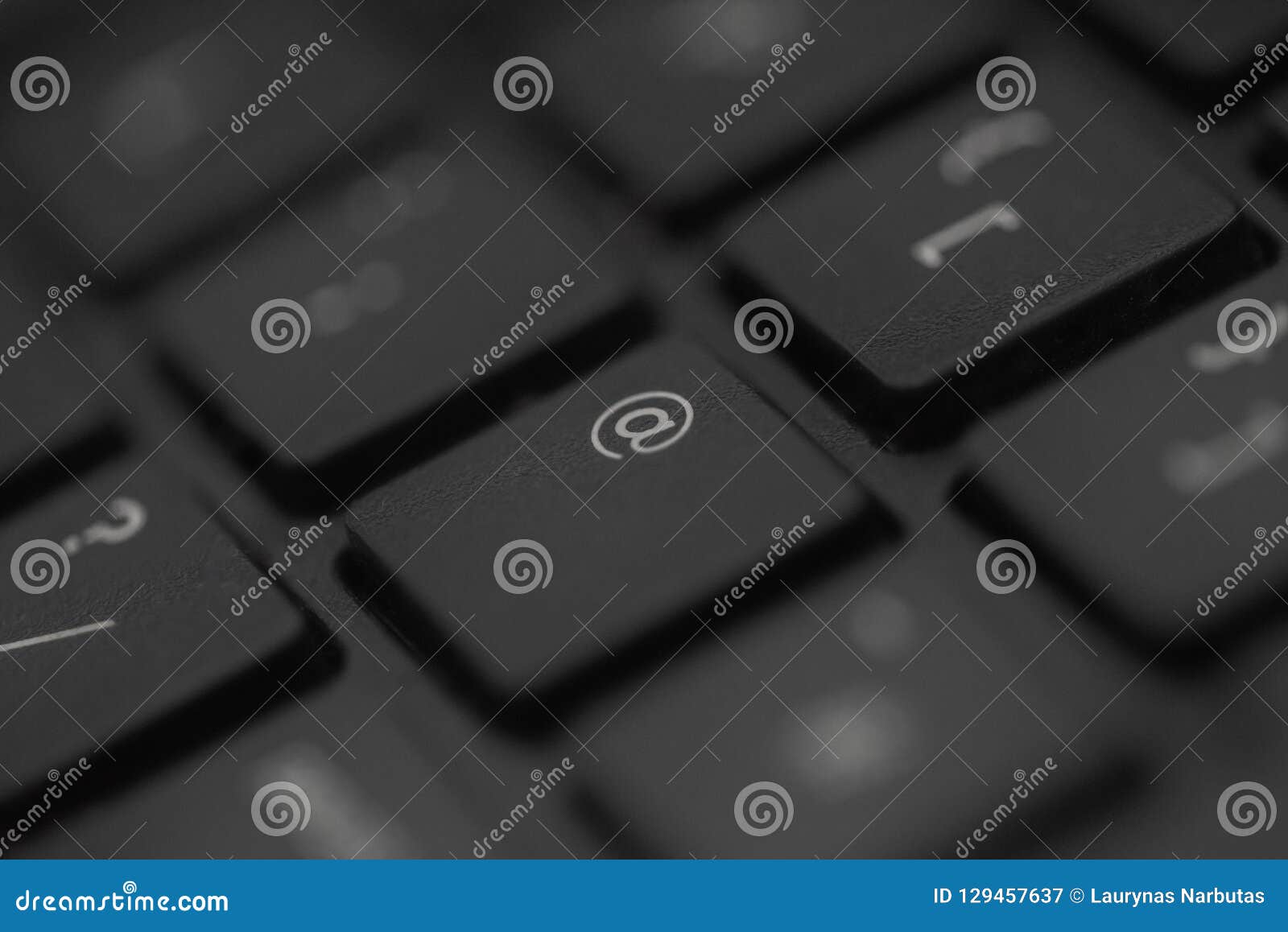 Keyboard Button Email Symbol Abstract Stock Image - Image of connection ...