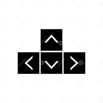 Keyboard Button Icon Vector Stock Illustration - Illustration of qwerty ...