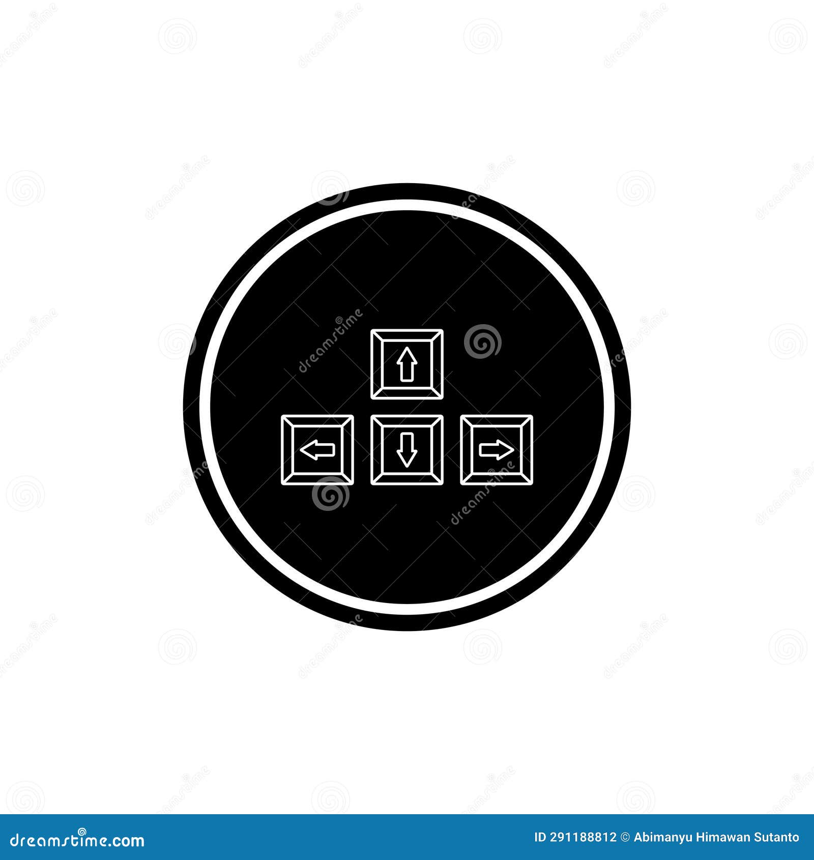 Keyboard Button Icon Vector Stock Vector - Illustration of internet ...