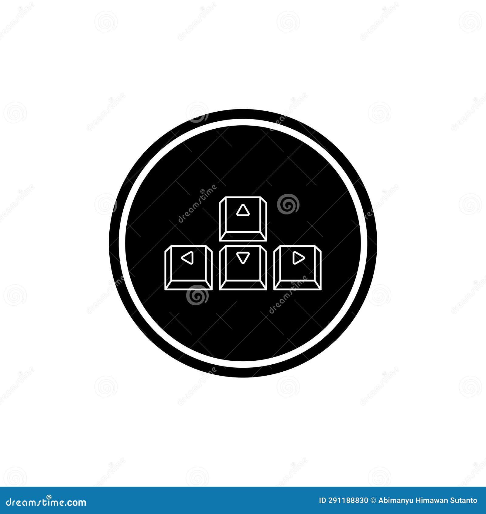 Keyboard Button Icon Vector Stock Vector - Illustration of qwerty ...