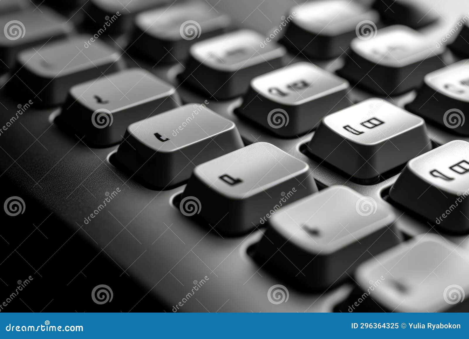 Keyboard Buttons Closeup View. Generate Ai Stock Illustration ...