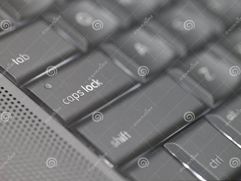 Keyboard - Caps Lock key stock image. Image of technology - 4640825