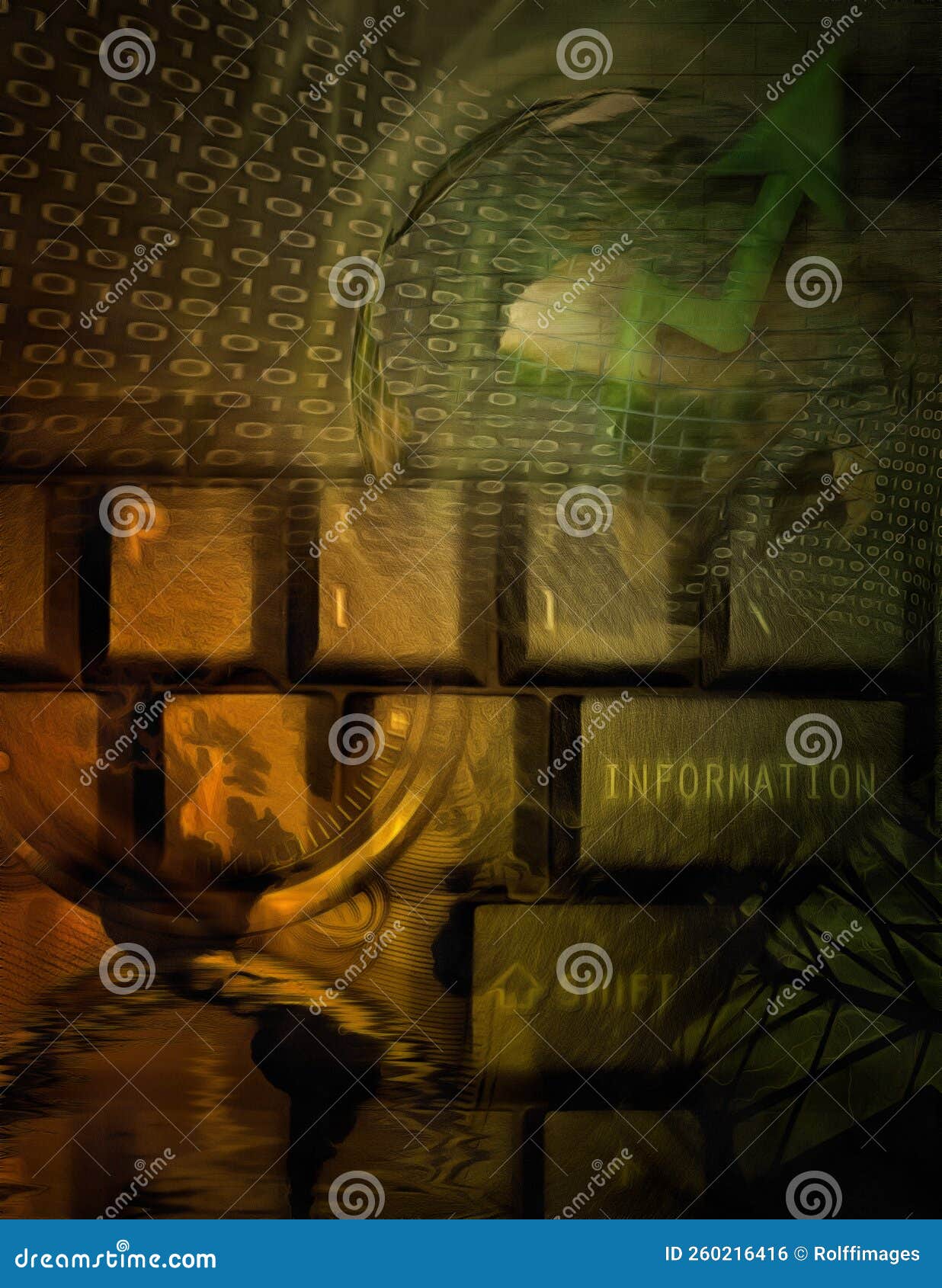 Keyboard and chart stock illustration. Illustration of electronic ...