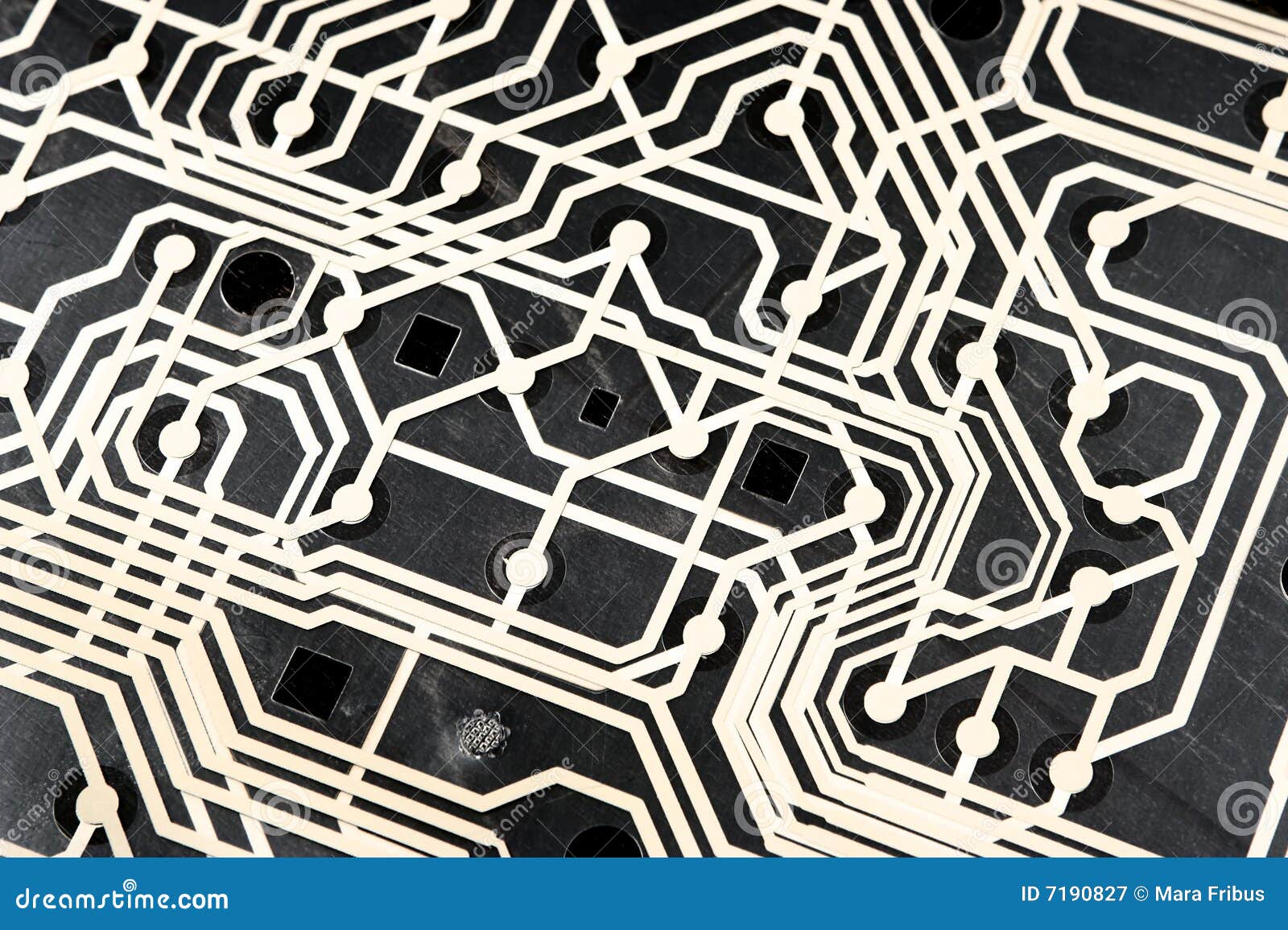 Keyboard circuit stock image. Image of close, electrical - 7190827