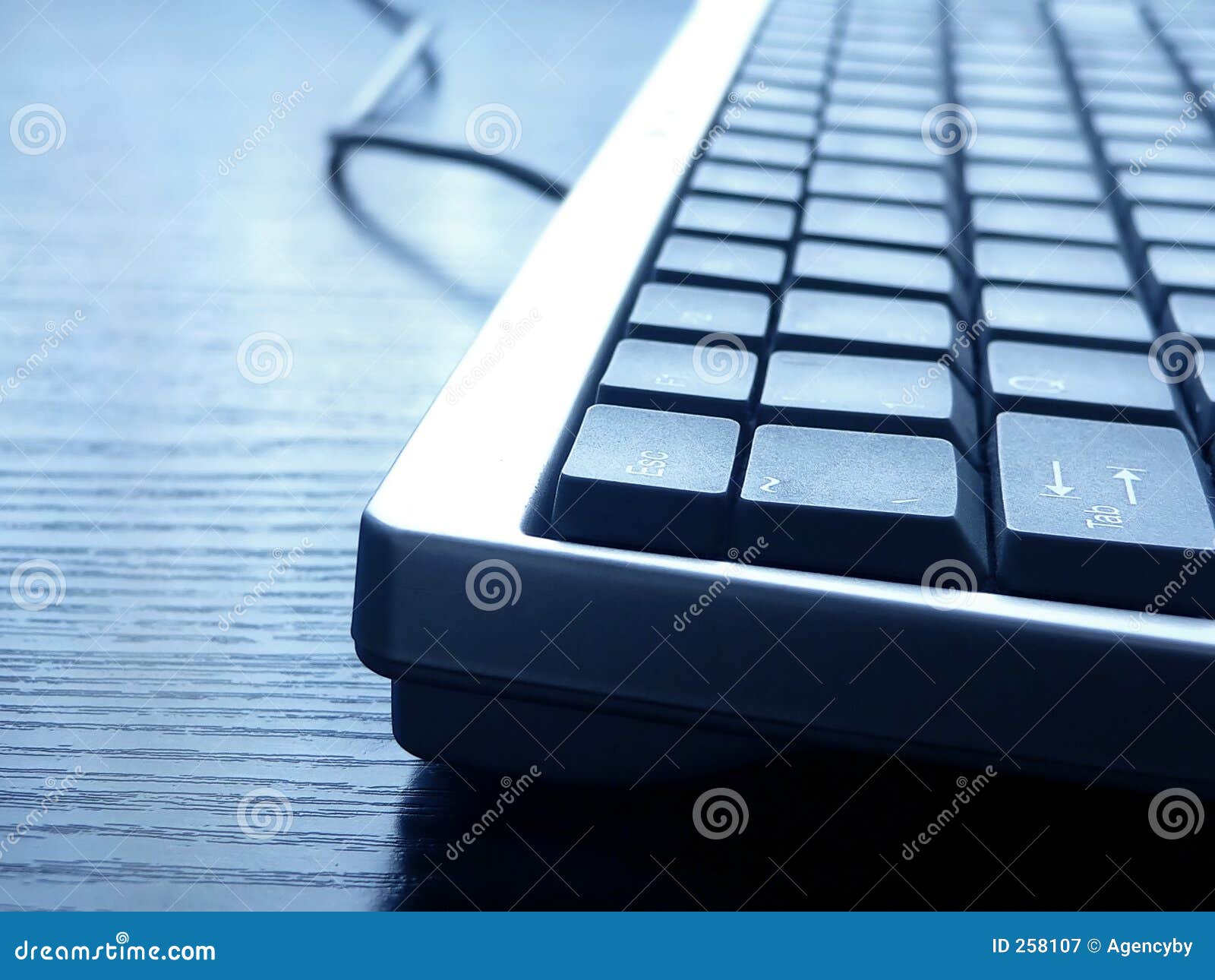 Keyboard closeup stock image. Image of letter, background - 258107