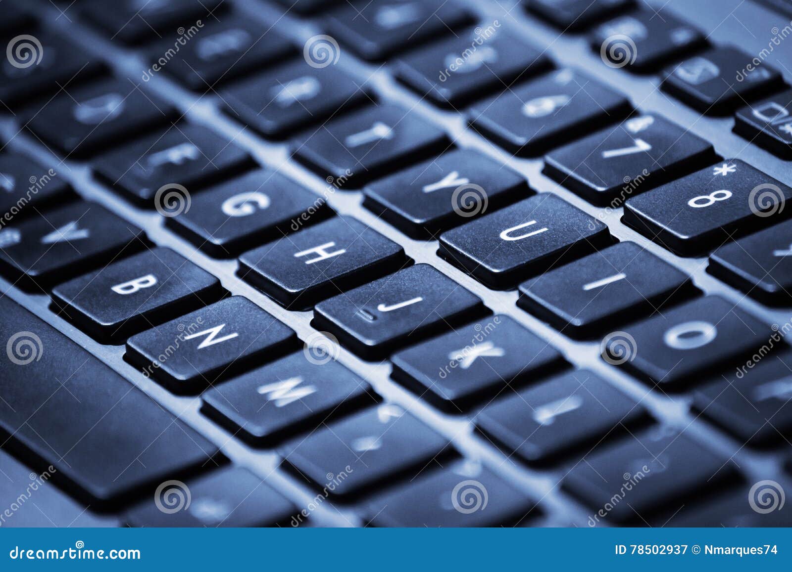 Keyboard Closeup stock image. Image of fingers, media - 78502937