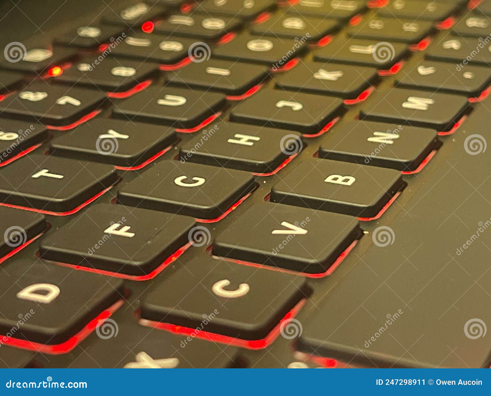 Keyboard closeup stock image. Image of technology, modern - 247298911