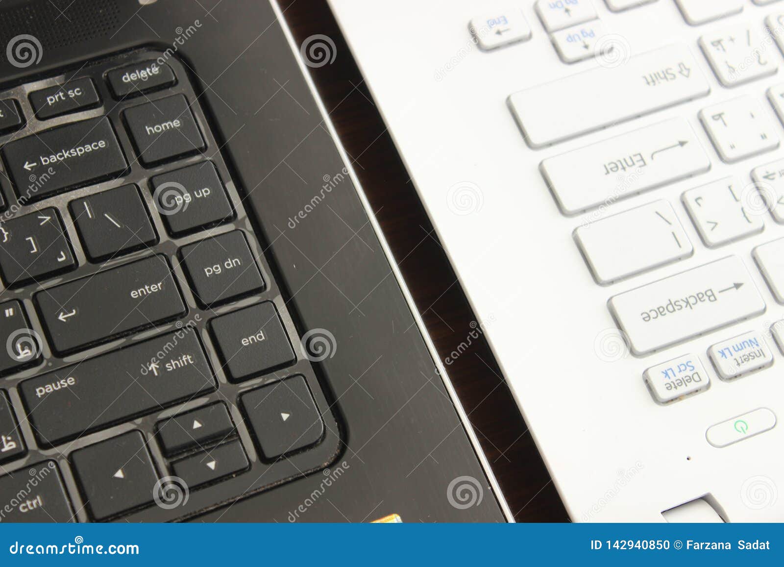Keyboard and computer stock photo. Image of work, working - 142940850