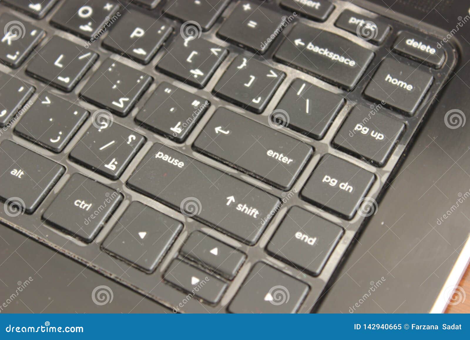 Keyboard and computer stock image. Image of work, flash - 142940665