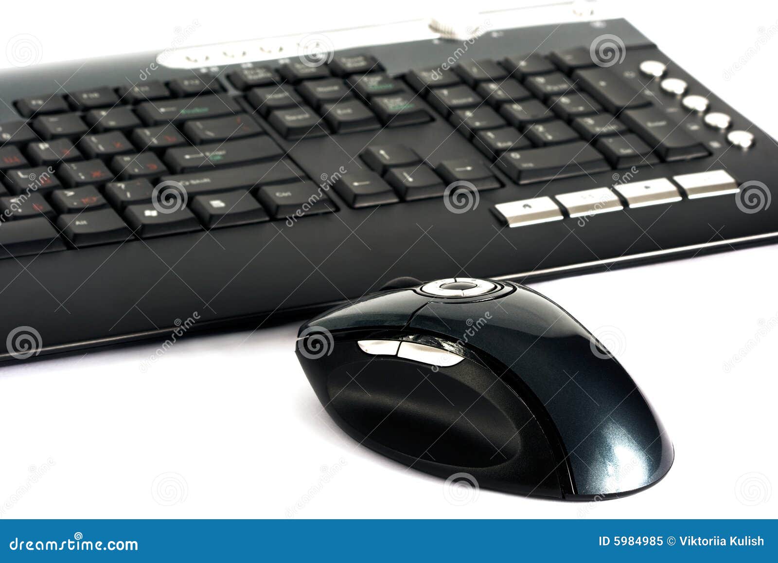 Keyboard and Computer Mouse Stock Image - Image of mouse, component ...