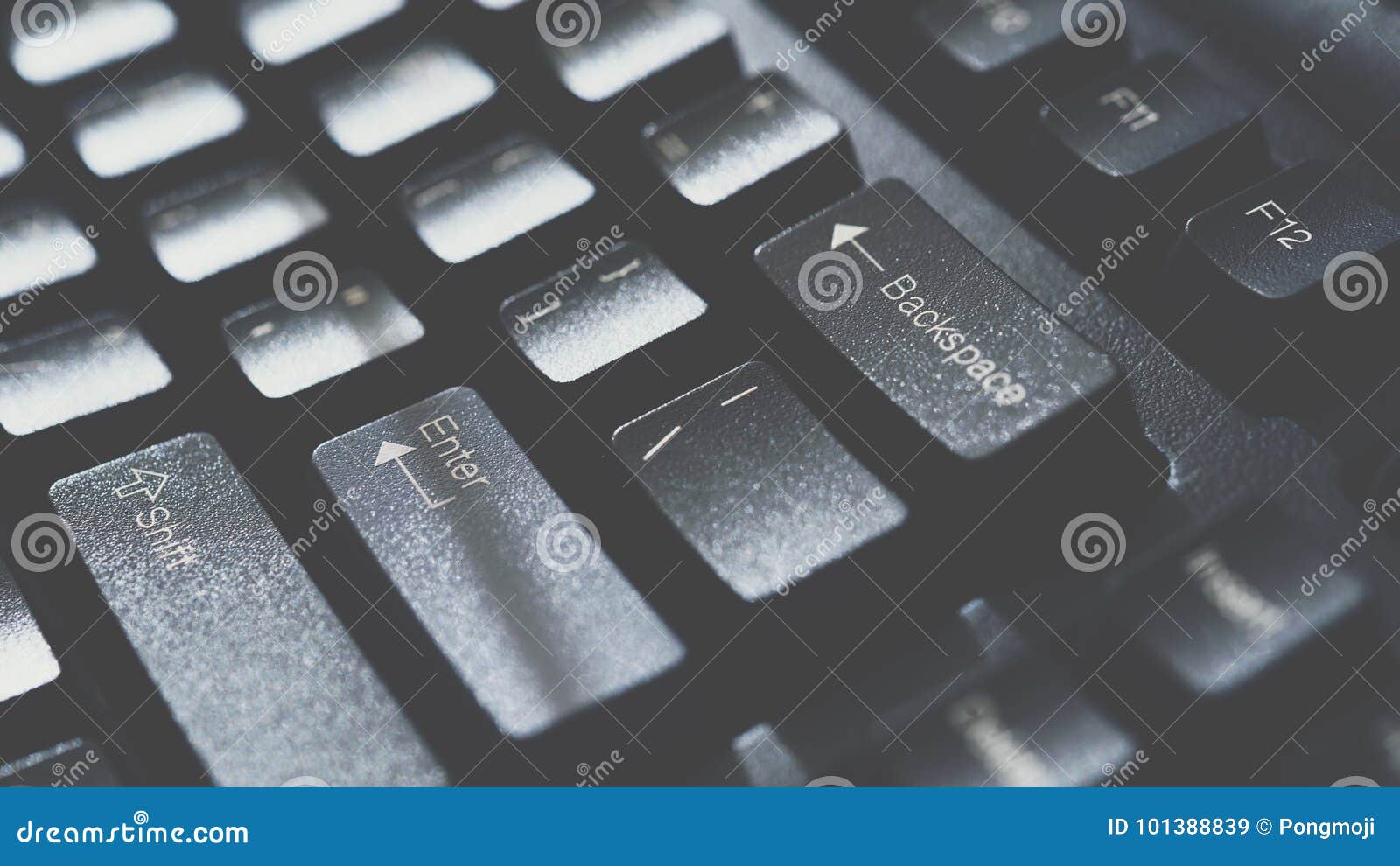 Keyboard for Computer Server or Desktop Computer Stock Image - Image of ...