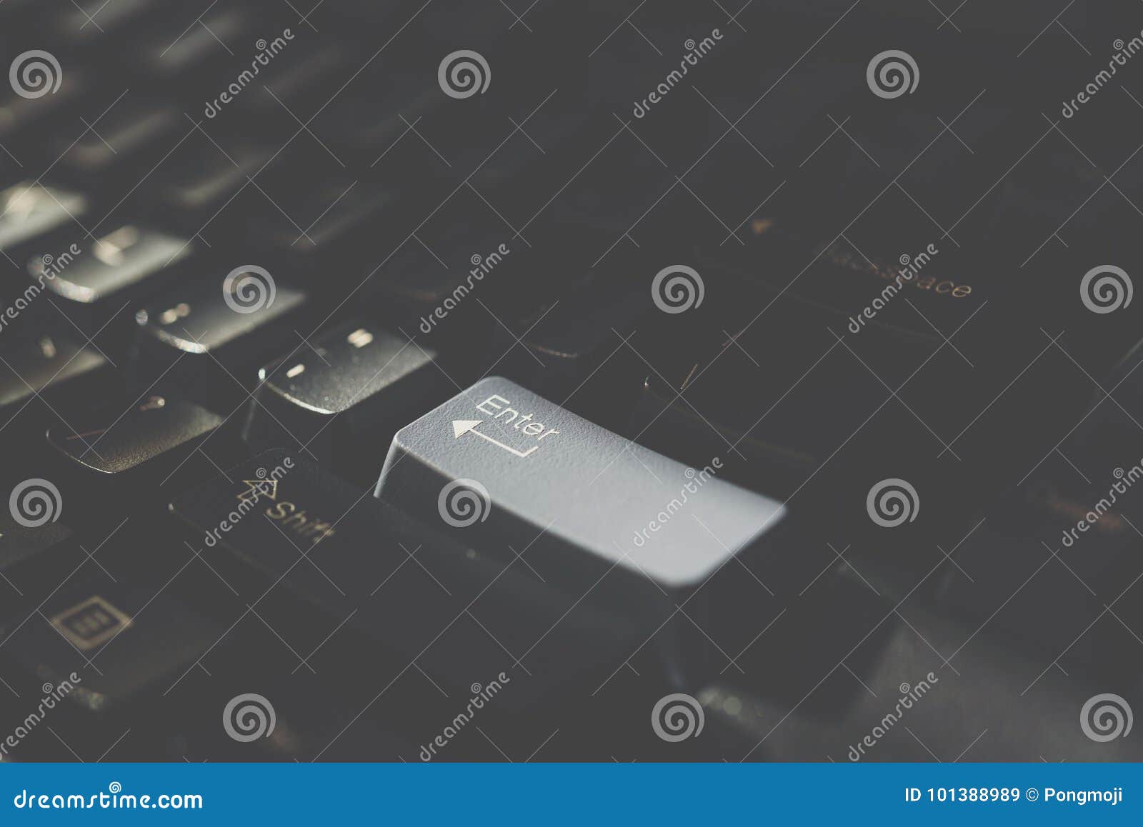 Keyboard for Computer Server or Desktop Computer Stock Image - Image of ...